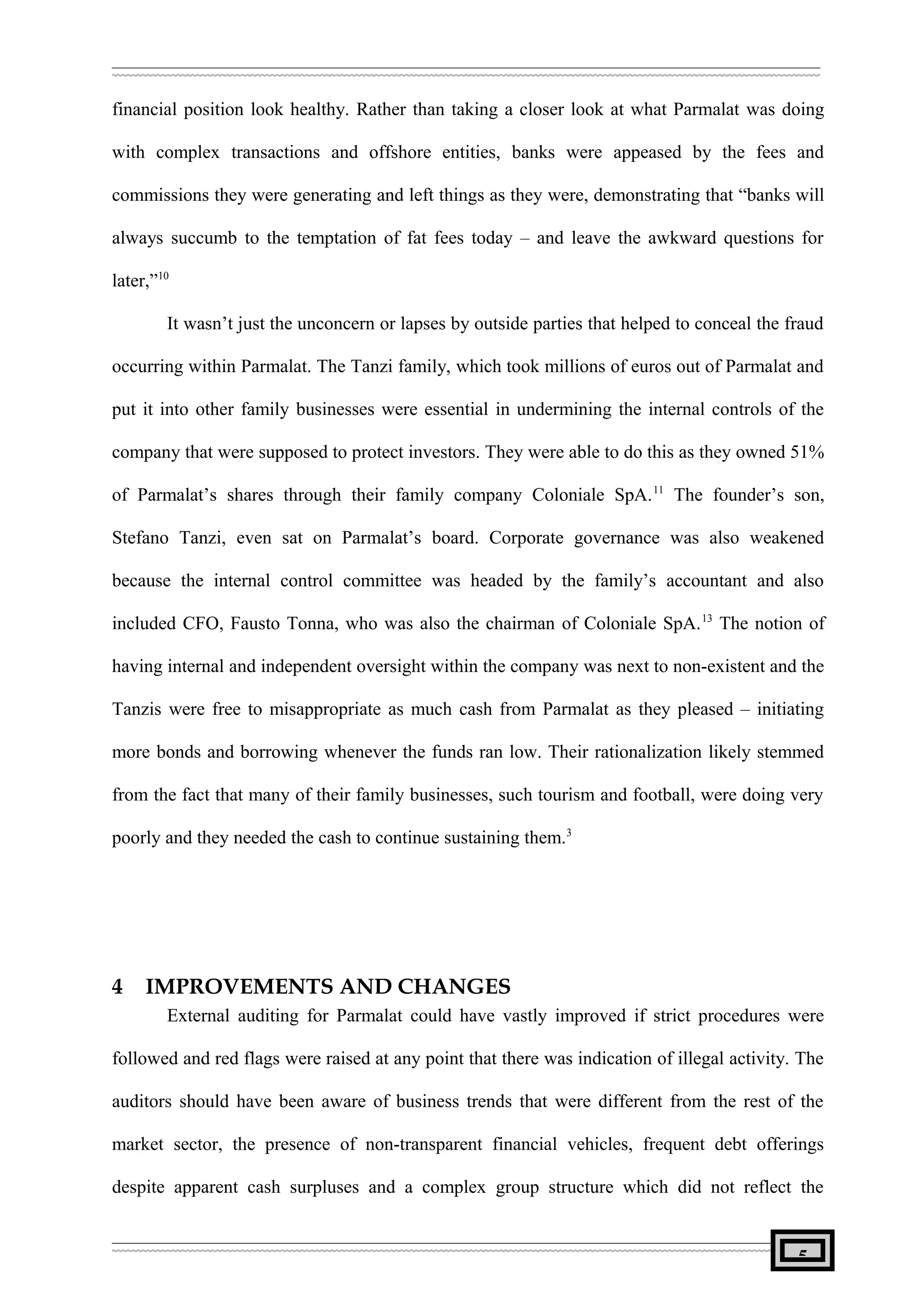 Fraud of Parmalat Part II. | DOC