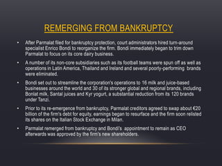 Parmalat scandal-by abhishek yadav | PPTX