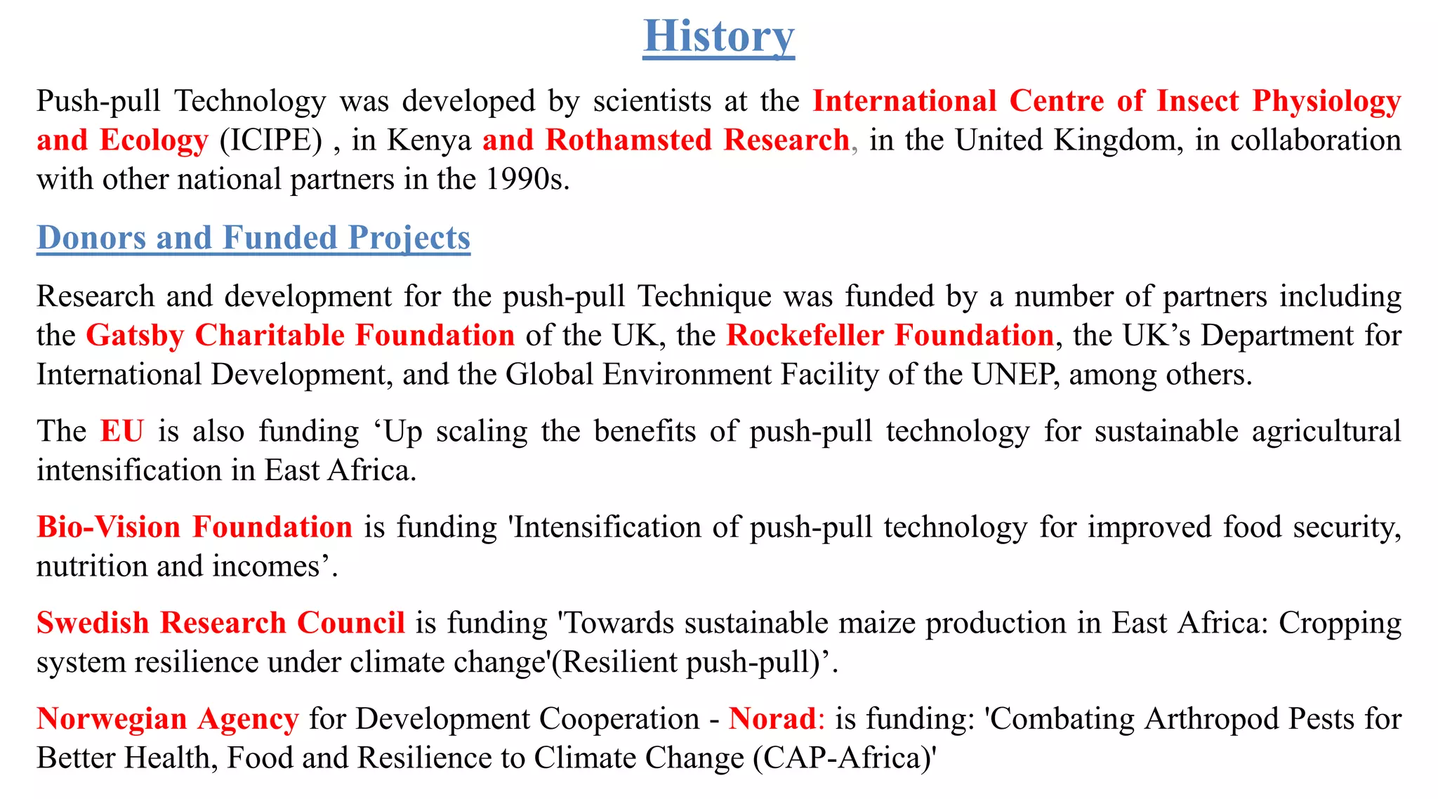 Push Pull Technique In Integrated Pest Management | PPTX