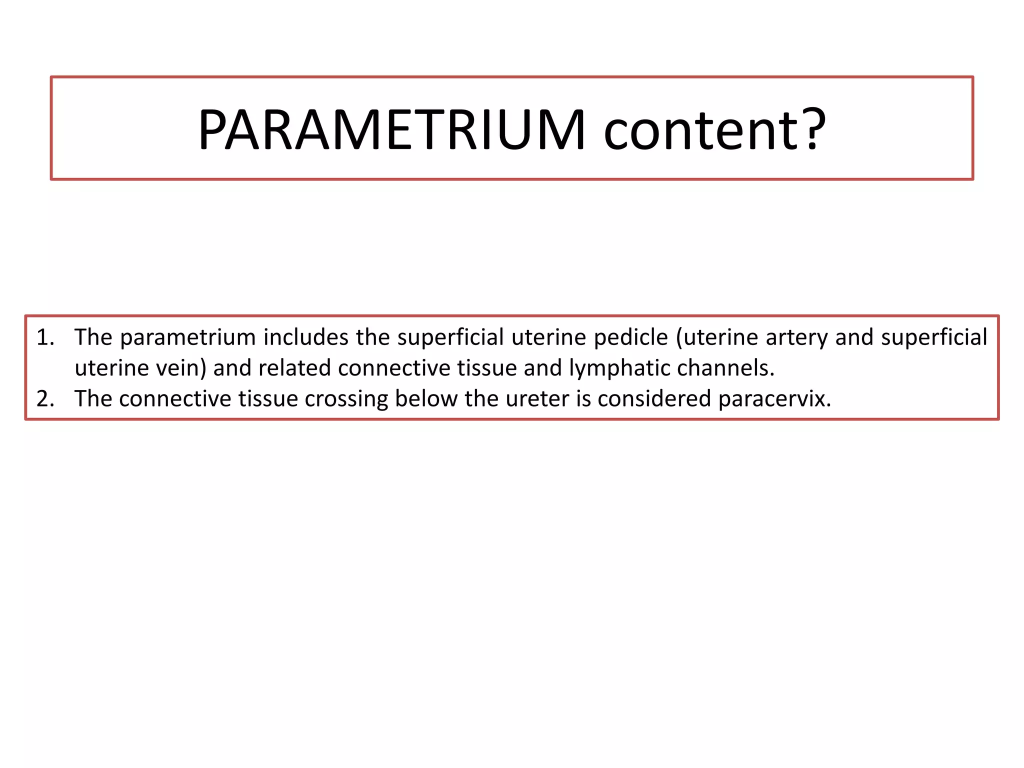 TARGET DELINEATION OF PARAMETRIUM | PPTX
