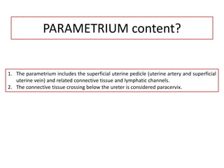 TARGET DELINEATION OF PARAMETRIUM | PPT