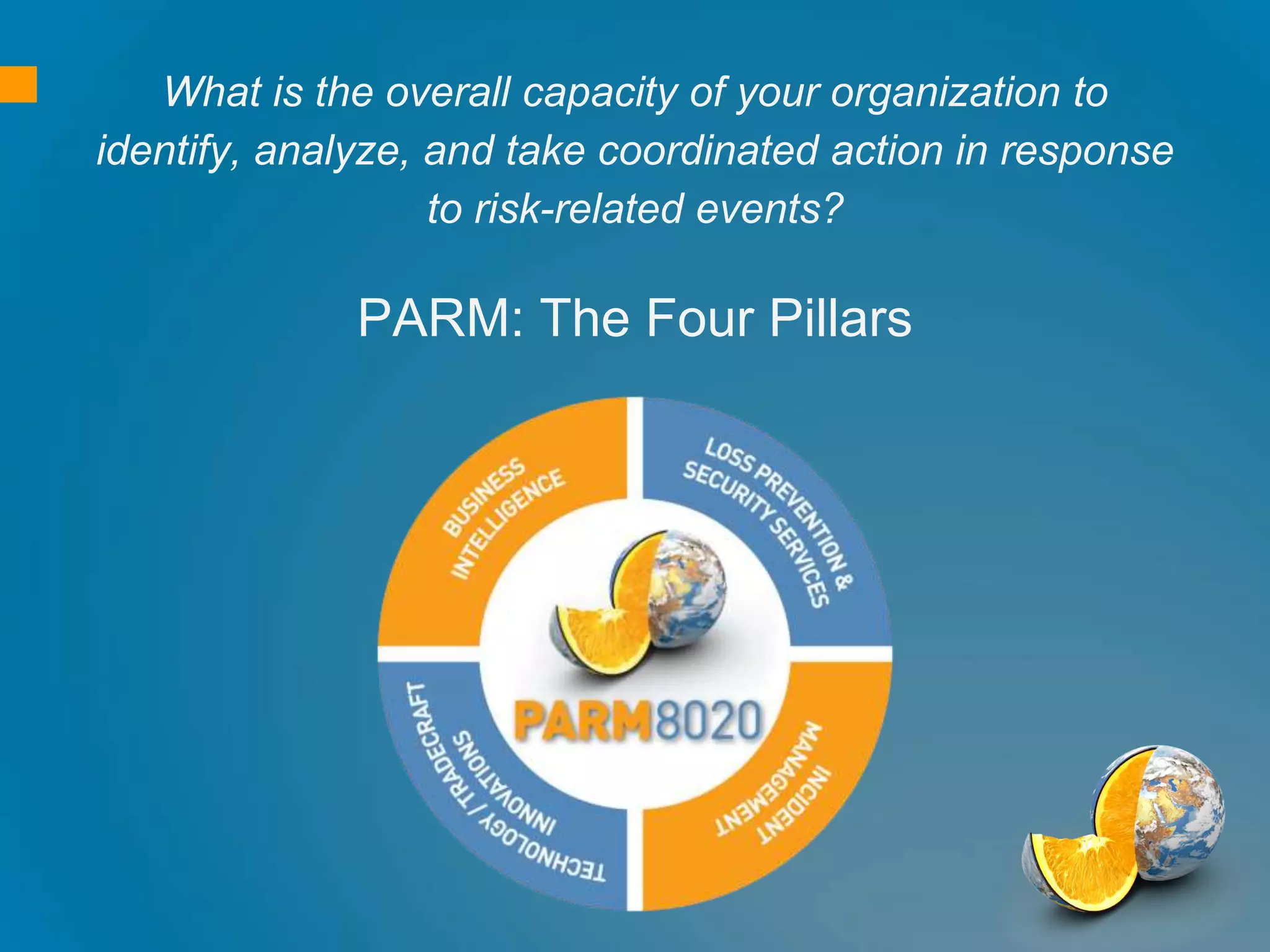 Proactive Risk Management (Four Pillars) | PPTX