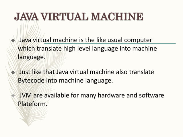 Introduction to JAVA | PPTX