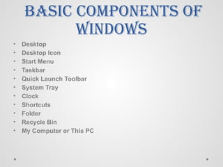 computer opreating system and their types and more | PPTX