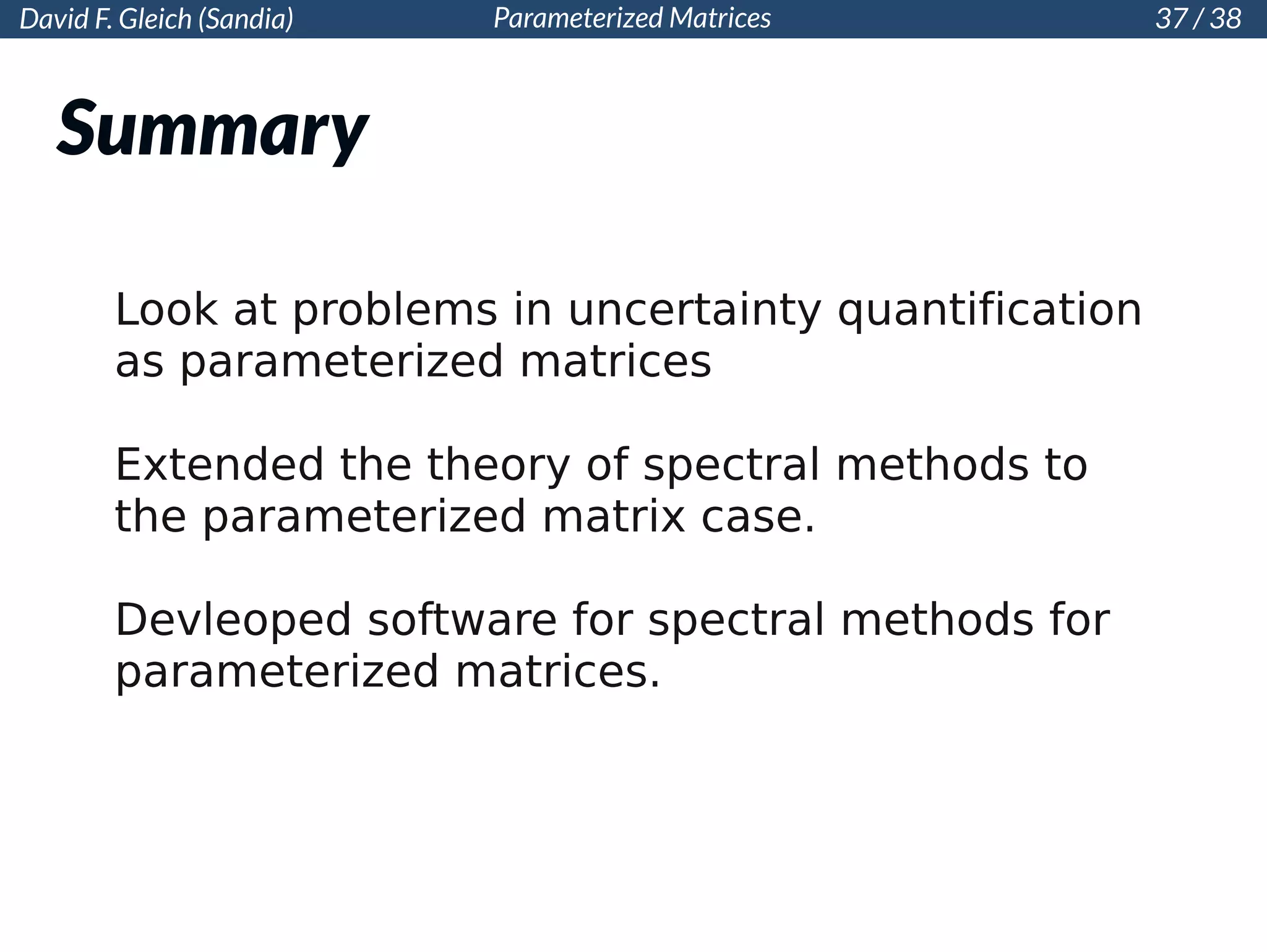 Spectral methods for linear systems with random inputs | PDF