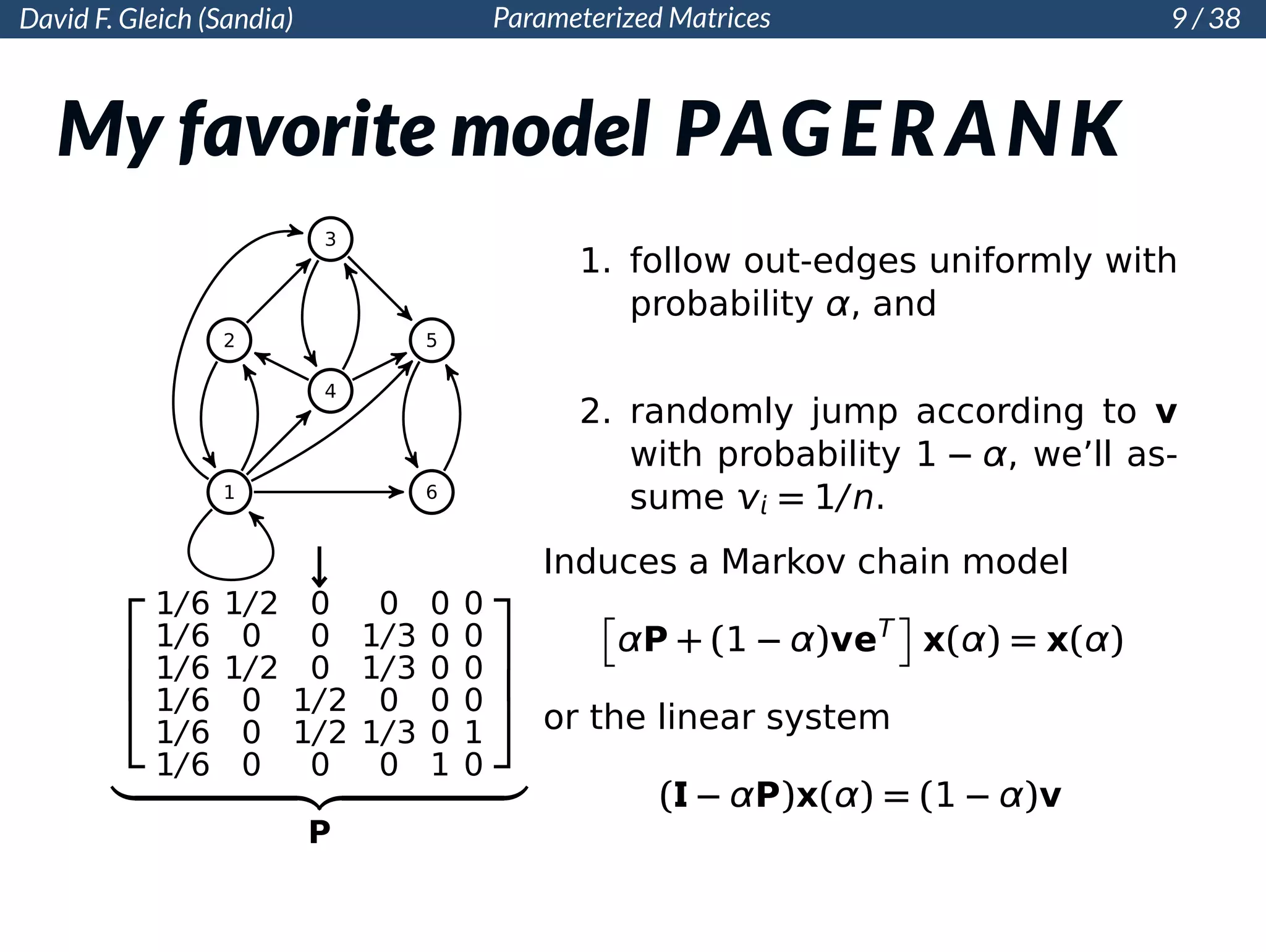 Spectral methods for linear systems with random inputs | PPT