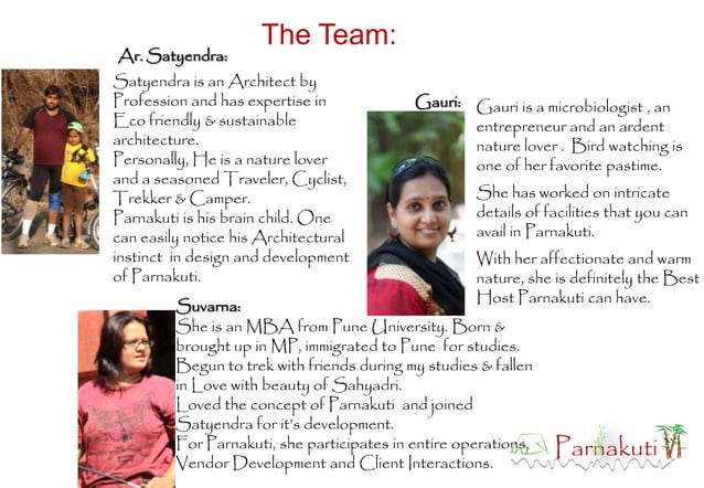 Parnakuti presentation | PPT