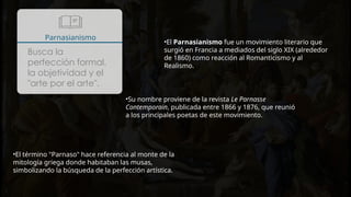El Parnasianismo y simbolismo | PPTX