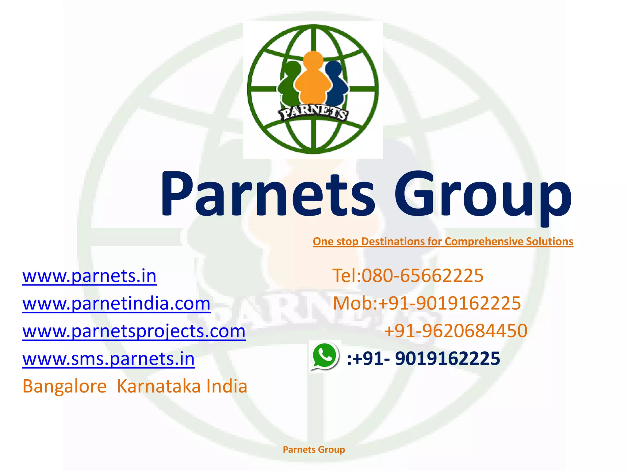 Parnets projects profile | PDF