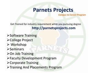 Parnets projects profile | PDF