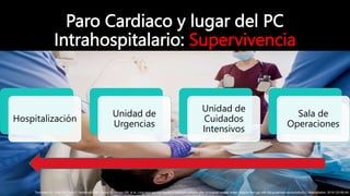 Paro Cardiaco en unidad de Cuidados Intensivos.pptx