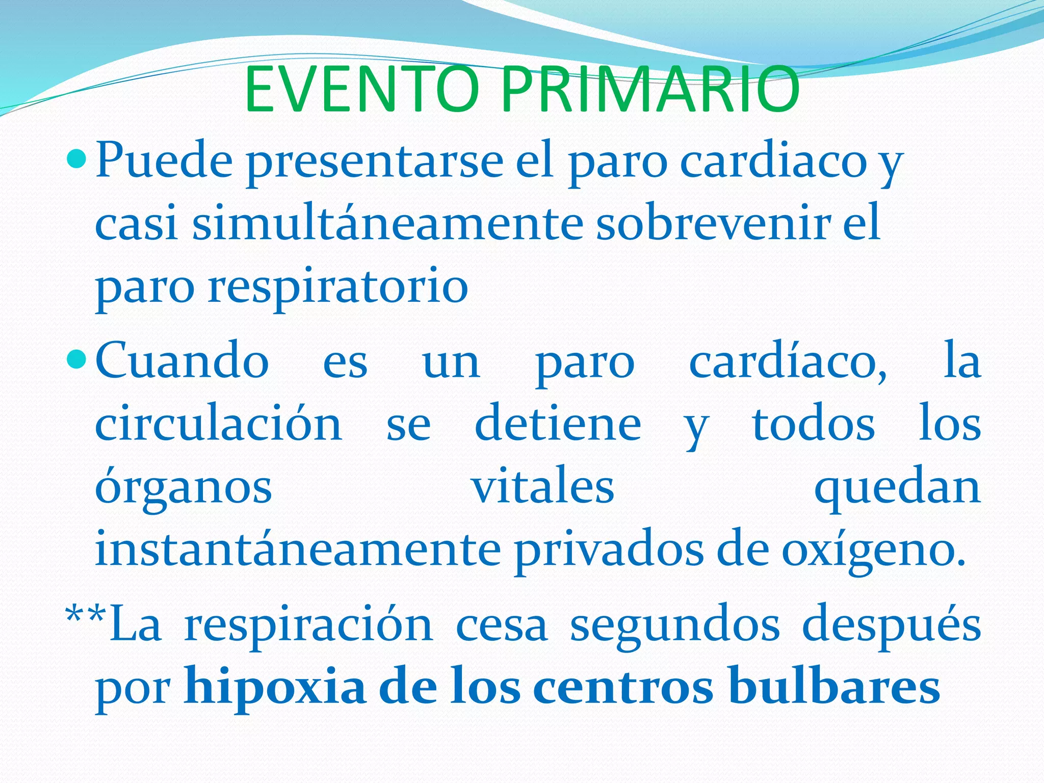 Paro cardiorespiratorio | PPTX
