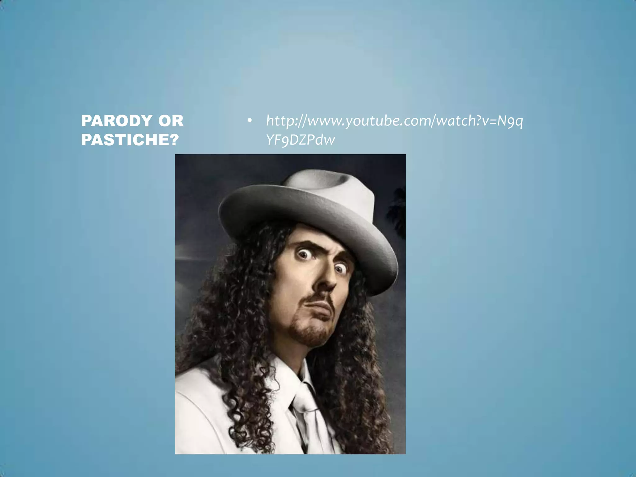 Parody and pastiche - Postmodernism | PPTX