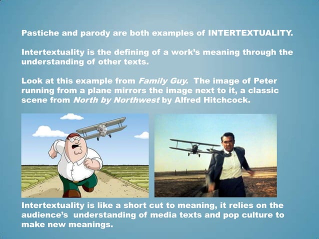 Parody and pastiche - Postmodernism | PPTX | Humor and Satire | Pop Culture