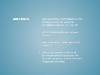 Parody and Pastiche | PPT