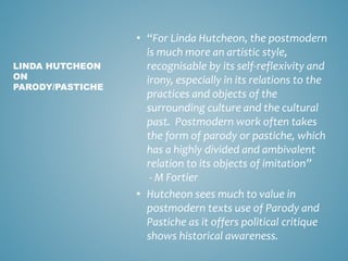 Parody and pastiche | PPTX