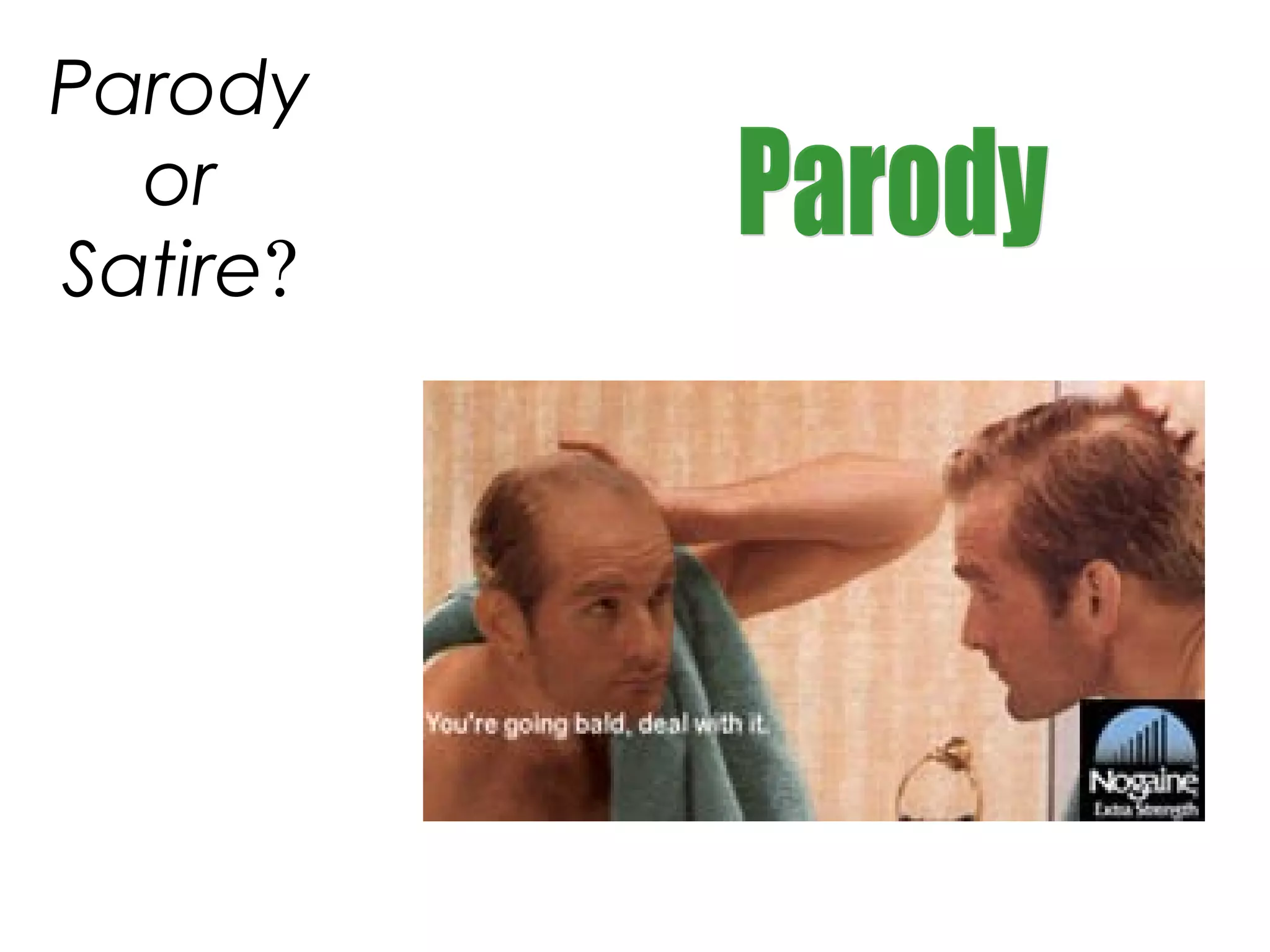 Parody and Satire | PPT