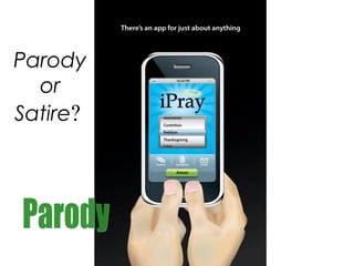 Parody and Satire | PPT