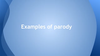 Parody pastiche and bricolage | PDF