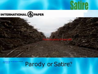 Parody vs Satire | PPT