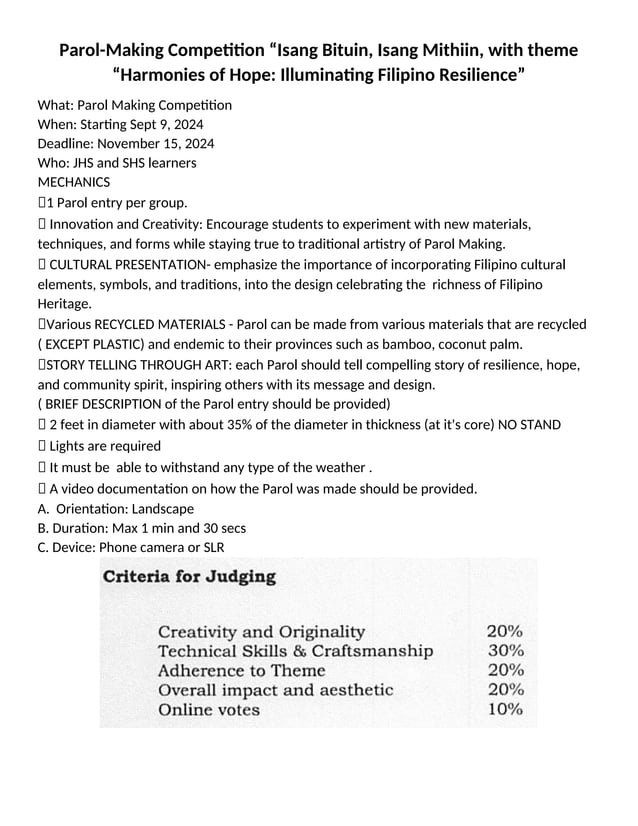 Parol making contest criteria mechanics.docx