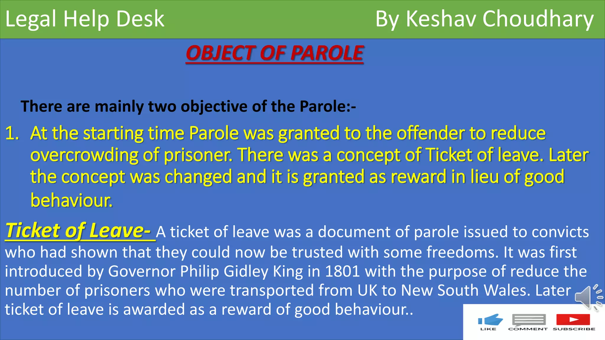 Parole in crimonology Hindi and English | PPTX