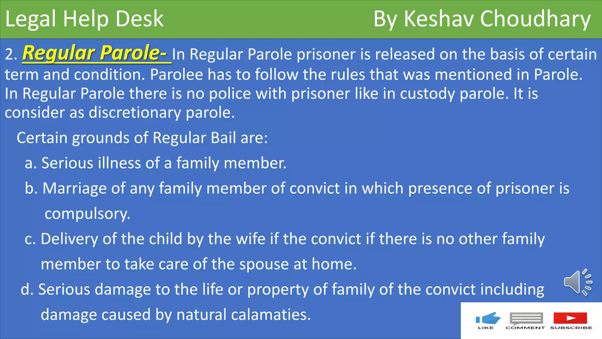 Parole in crimonology Hindi and English | PPTX