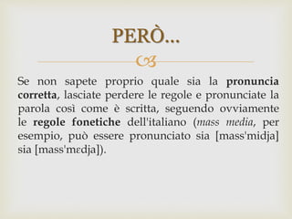 Parole straniere in italiano | PPTX