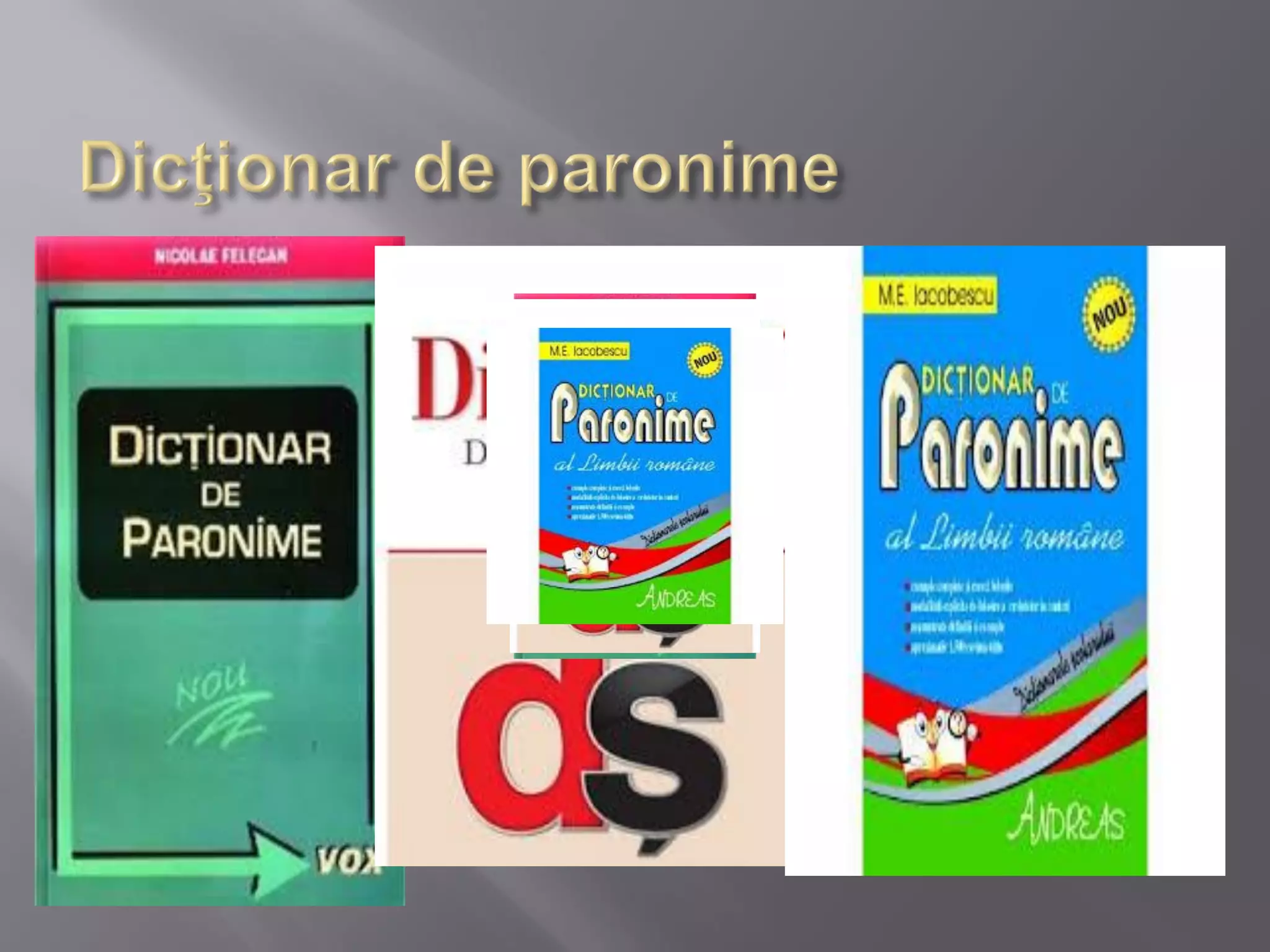Paronimele in limba română. rotari margarita | PDF
