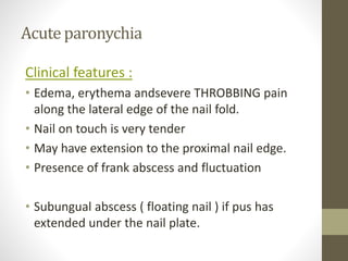 Paronychia | PPT