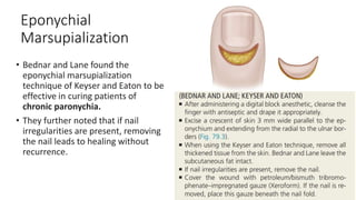 Paronychia (inflammation of skin around the nail) | PPTX | Infectious ...