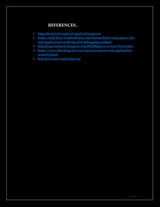 Paros vulnerability scanner | PDF