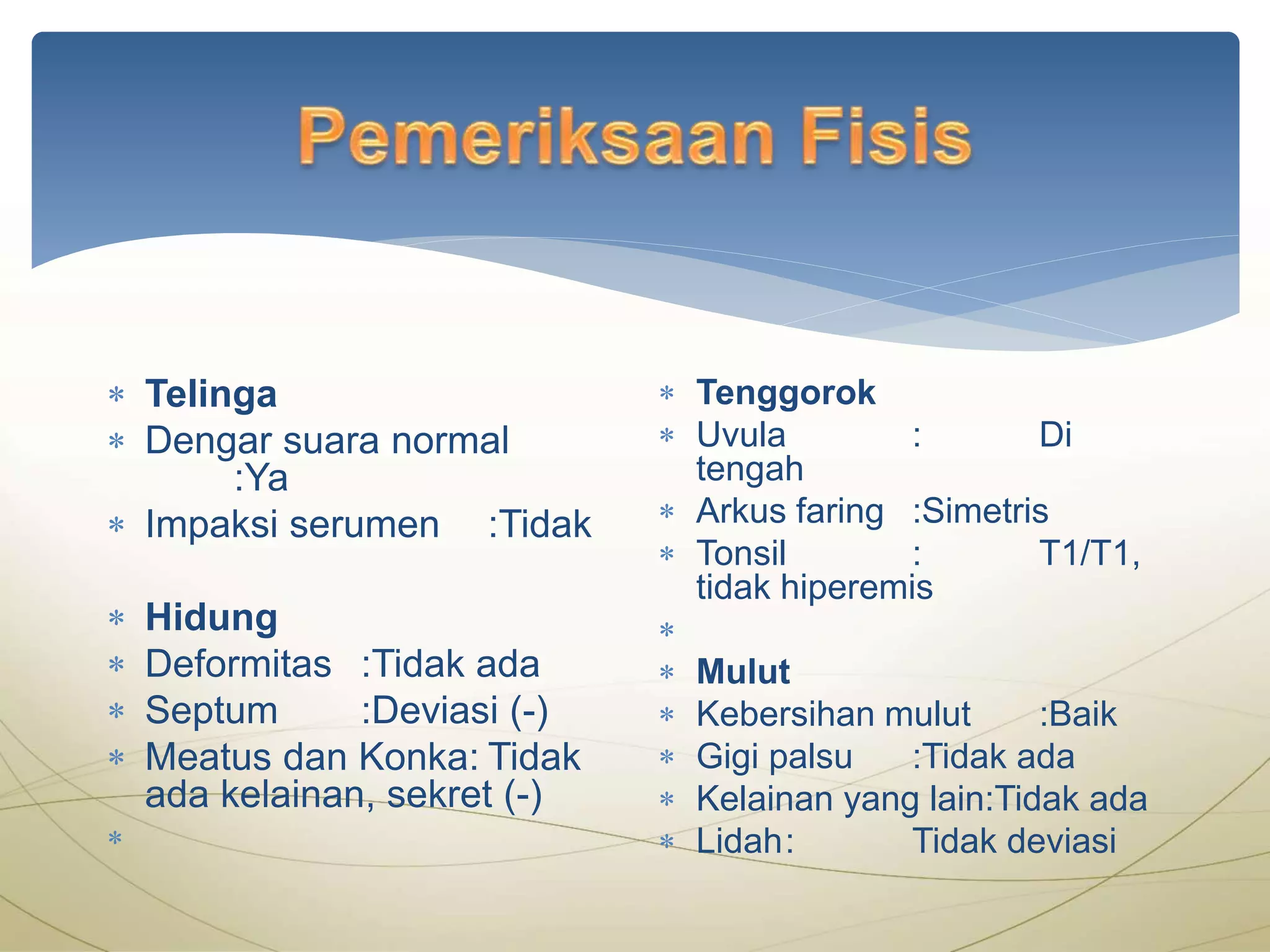 Parotid Tumor (Indonesian Language) | PPTX