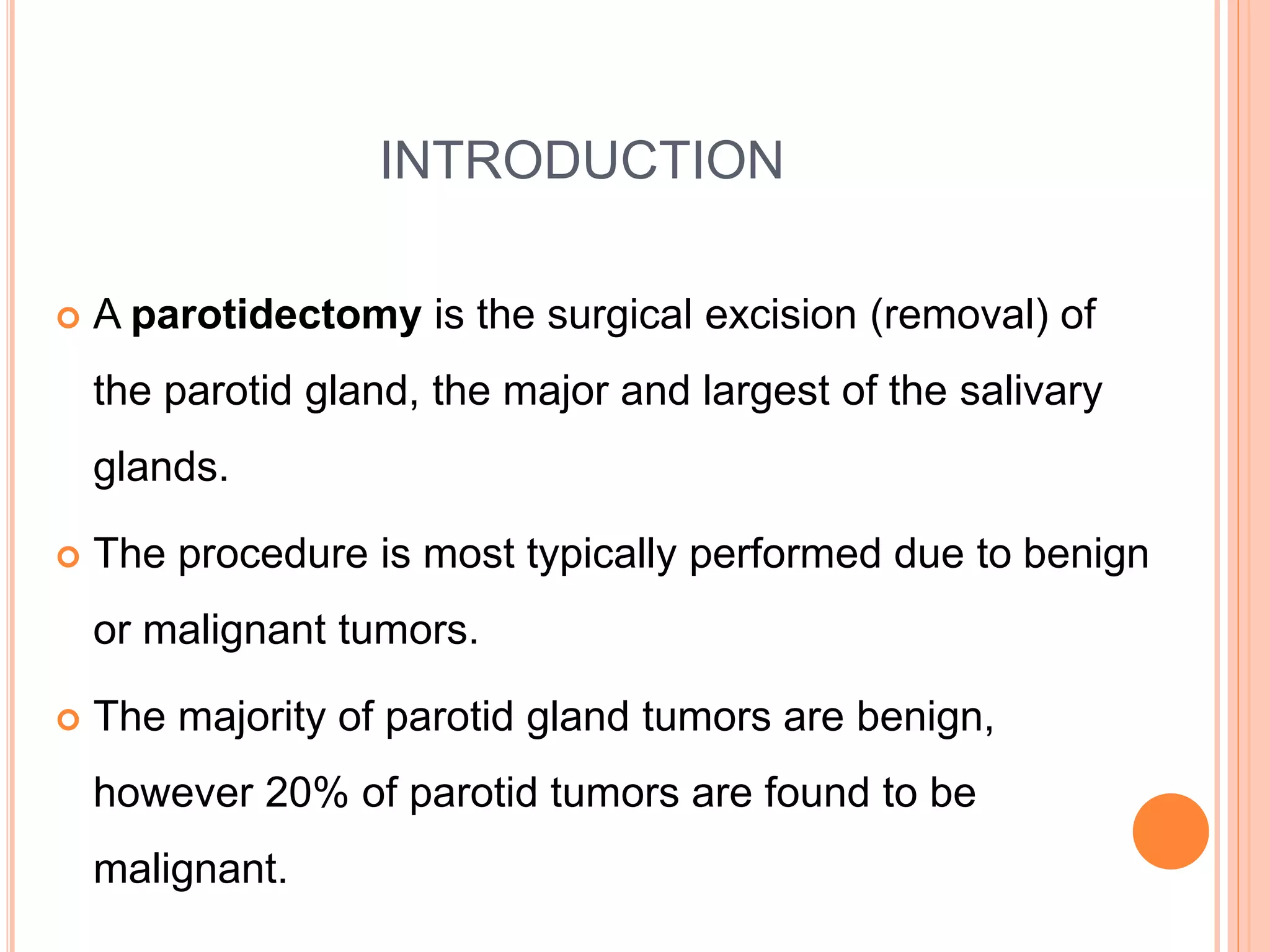 Parotidectomy