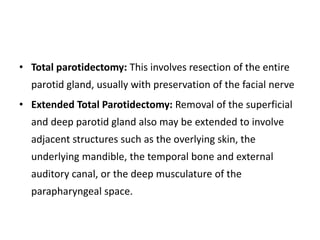 Parotidectomy | PPTX