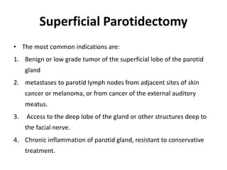 Superficial Parotidectomy