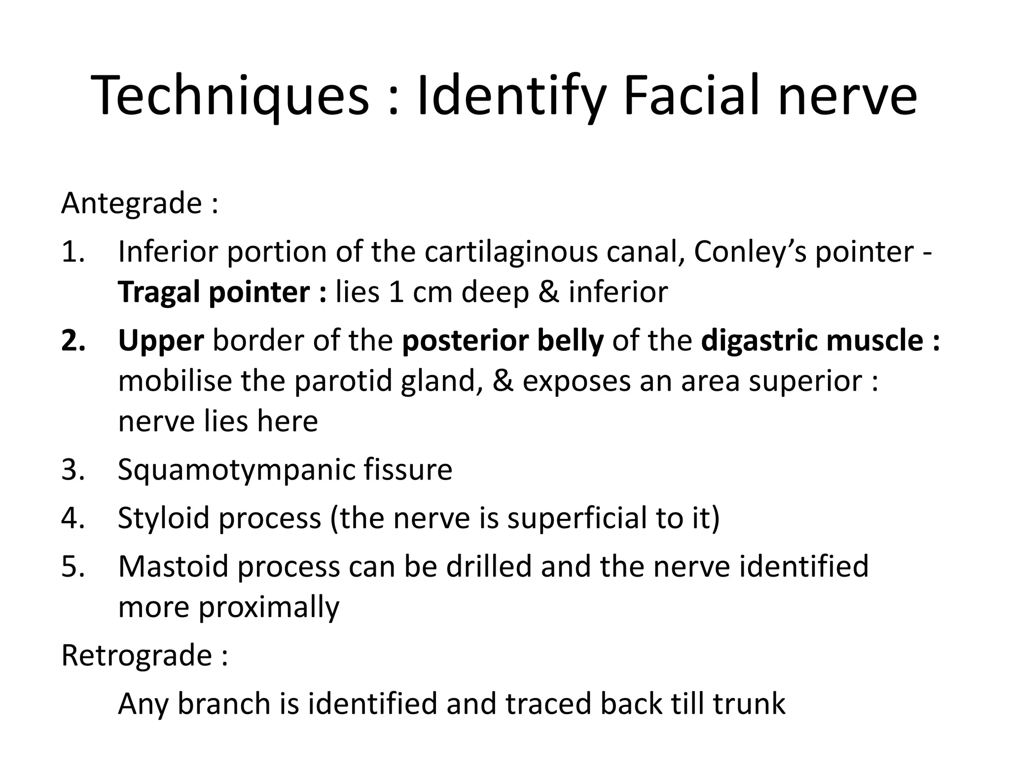 Parotidectomy : Operative Technique | PPTX