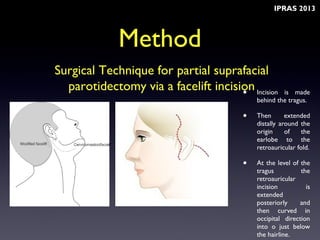 PARTIAL SUPERFICIAL PAROTIDECTOMY IN PAROTID BENIGN TUMOR. IPRAS | PPT