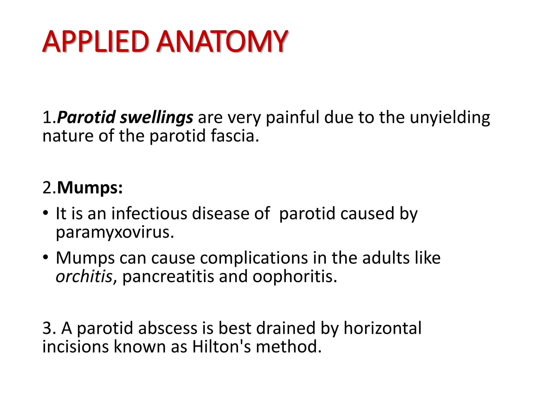 Parotid gland and its anatomy;blood supply;nerve supply; anomalies | PPTX