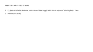 PAROTID GLAND ,its landmarks, salivary pathway | PPTX