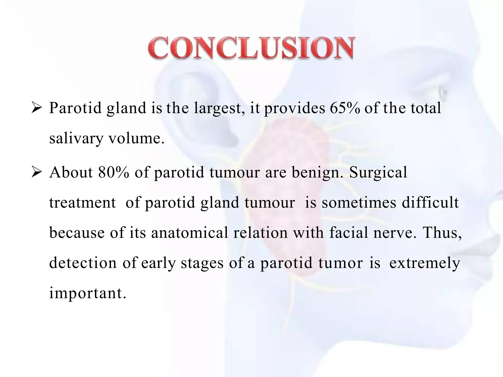 Parotid gland seminar | PPTX