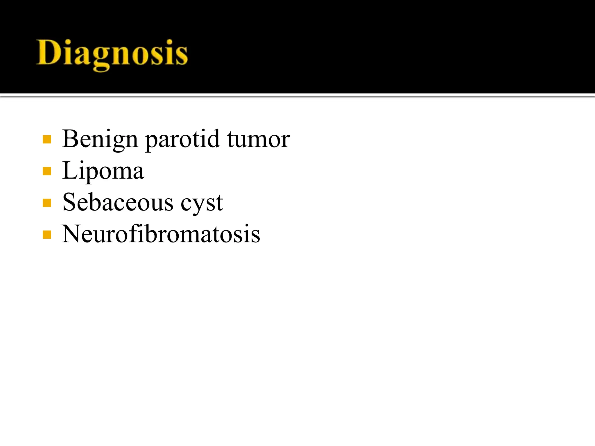 Parotid gland tumor.pptx