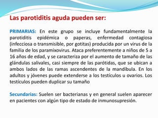 Parotiditis EN PEDIATRIA | PPT
