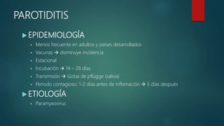 Parotiditis | PPTX