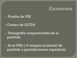 Parotiditis asociada a VIH | PPTX