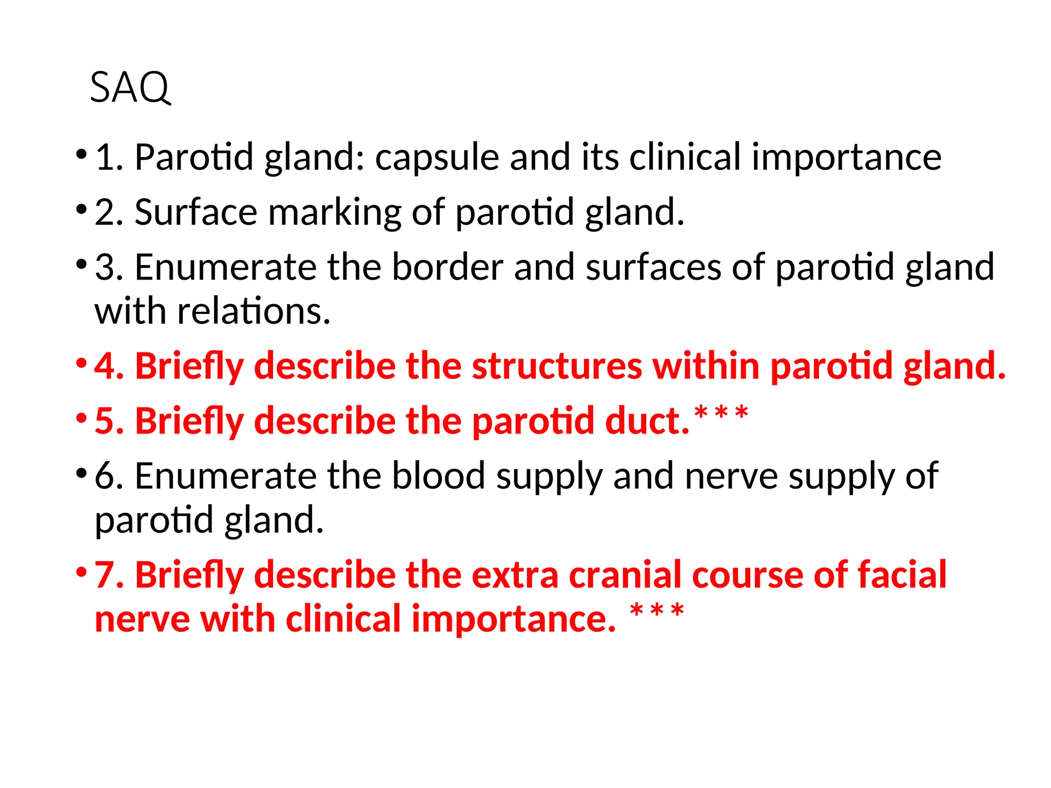 parotid region including the anatomy of parotid salivary gland | PPT