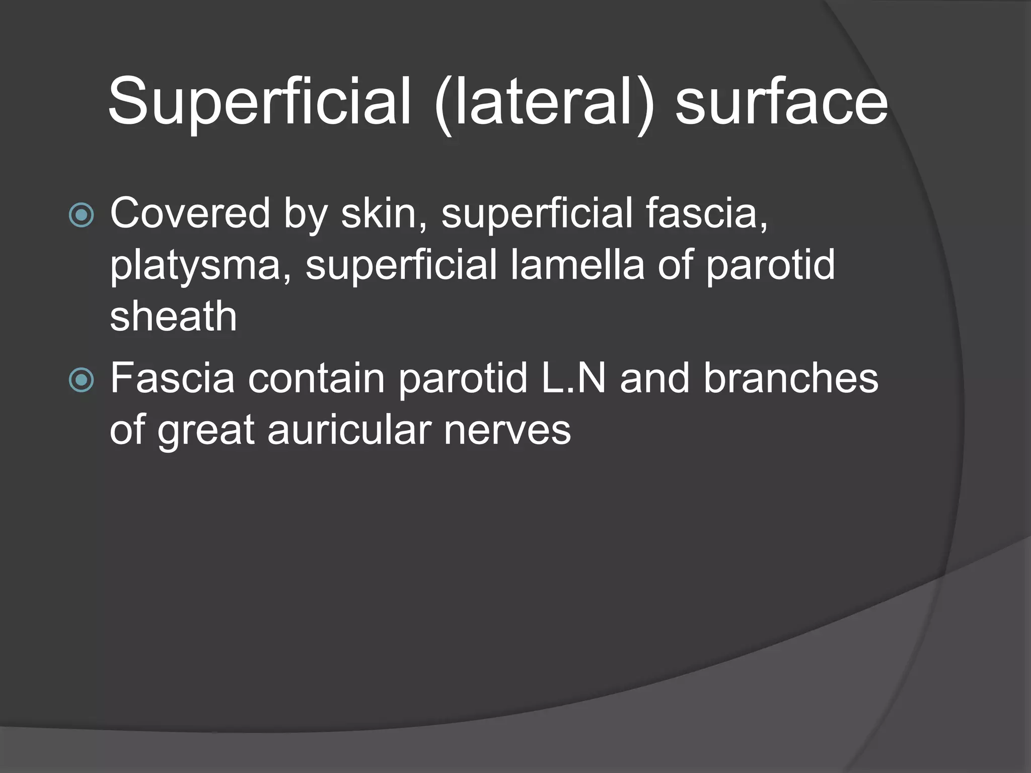 Parotid region and facial nerve | PPTX