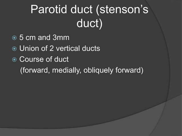 Parotid Region And Facial Nerve Ppt