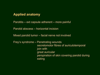Parotid salivary gland | PPT