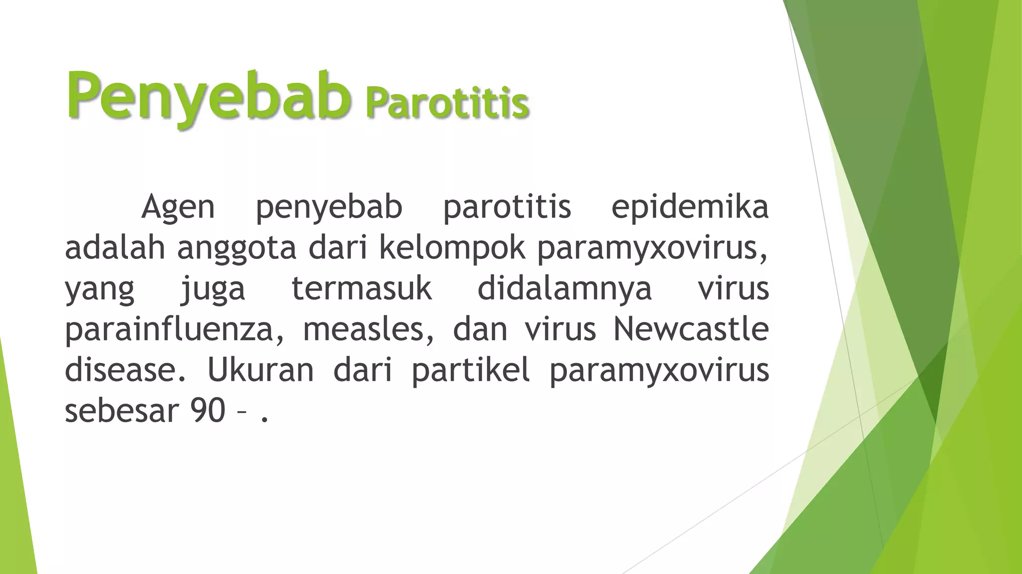 Parotitis | PPTX